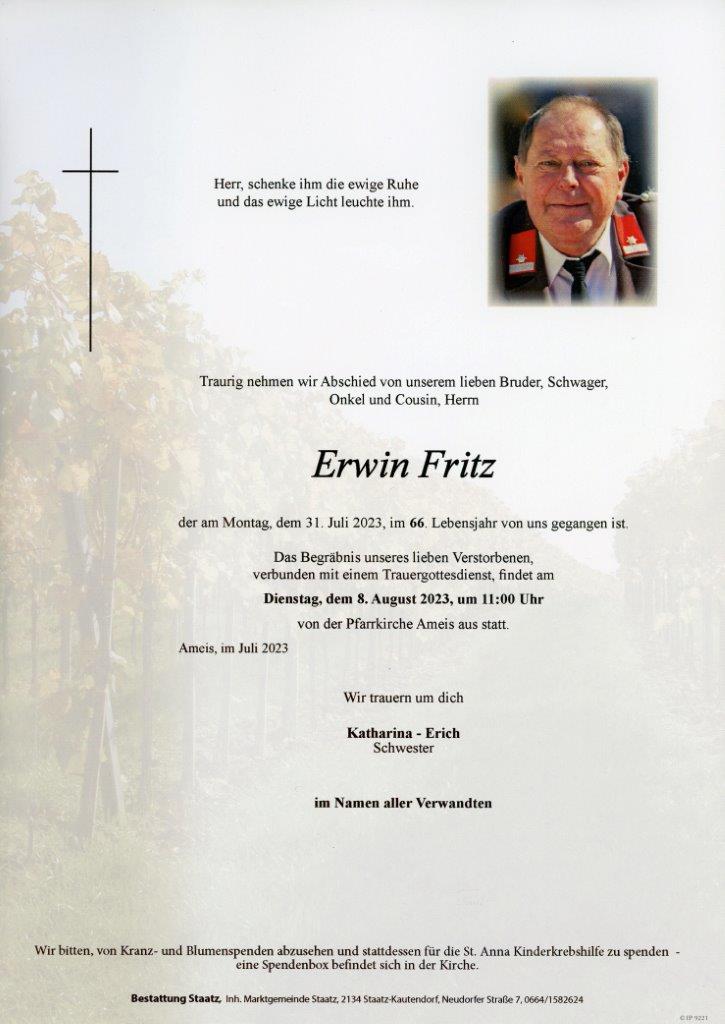 Sterbefälle 2023 | Bestattung Staatz